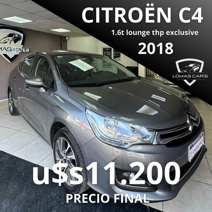 Citroen C4 2018 – Automotores en Lomas de Zamora – Lomas Cars